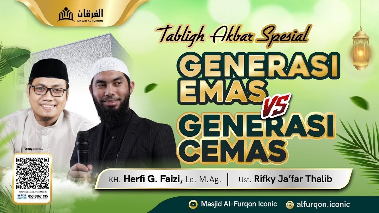 🔴GENERASI EMAS Vs GENERASI CEMAS !! Ustadz Rifky Ja'far Thalib x KH ...