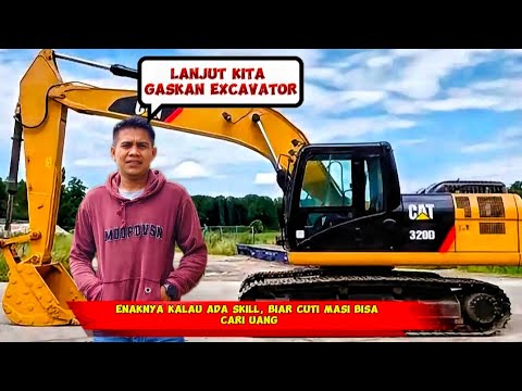 Excavator Cat, Perawatan Jalan Tani Masyarakat untuk Akses ke ...
