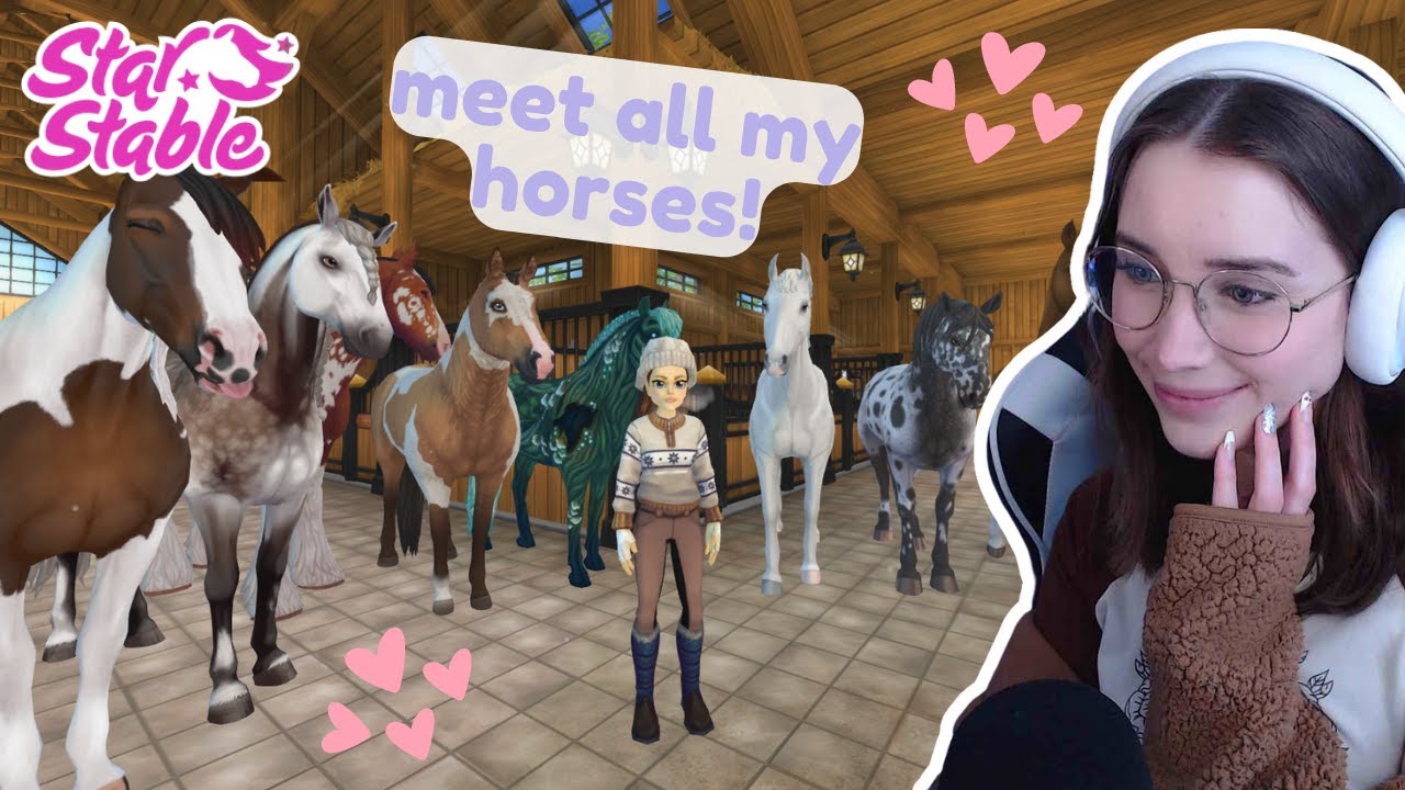 Meet my horses!! ~ Home stable tour ~ Star Stable Online 🐴💜 - YouTube