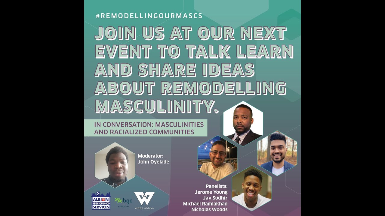IN CONVERSATION: MASCULINITIES AND RACIALIZED COMMUNITIES - YouTube