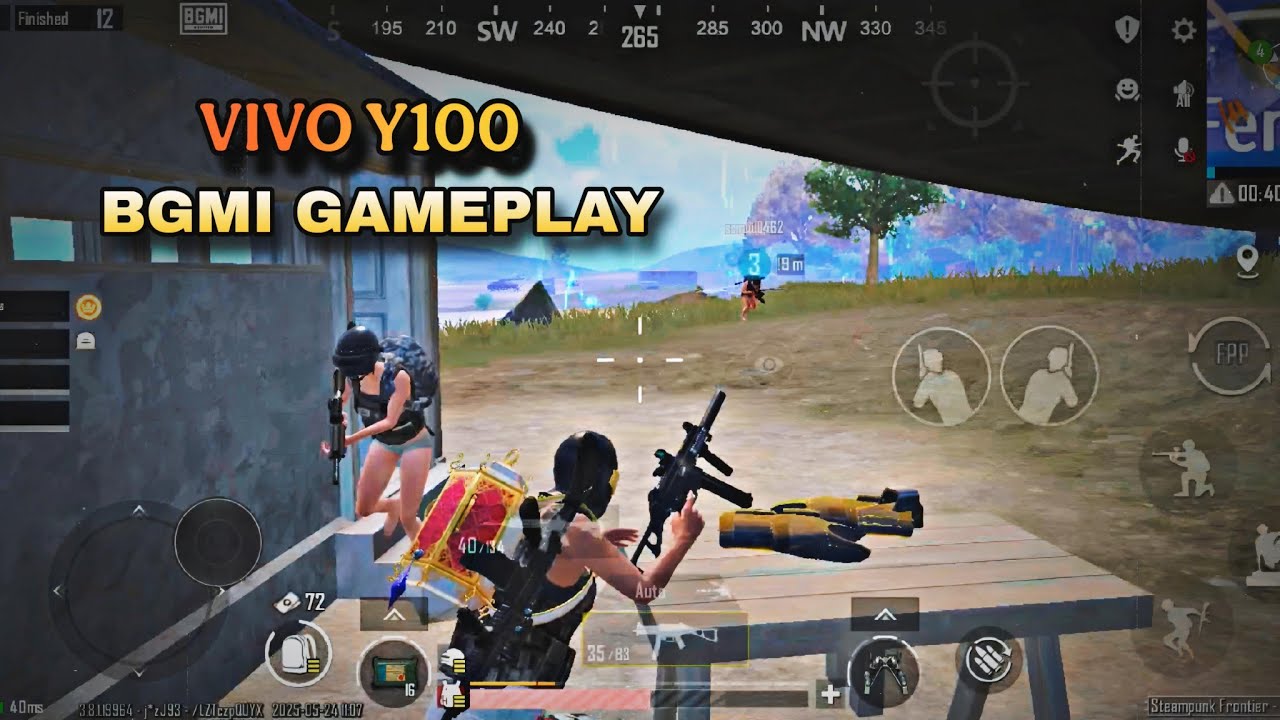 BGMI GAMEPLAY | BGMI intense fight | solo vs squad vivo y100 gameplay ...