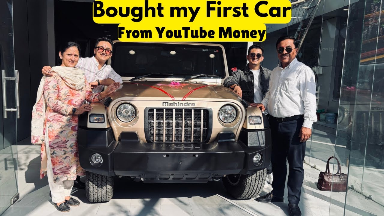 Finally bought my Dream Car from YouTube Money 💸😋| Thar Earth Edition 🌏| First 4*4 in the House ...