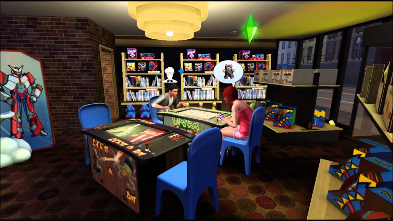The Sims 3 Preview: Nerd Shop! - YouTube