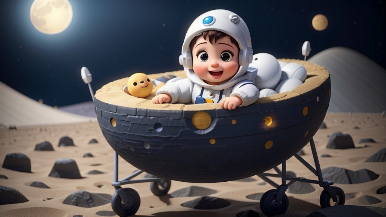 A baby was born on the Moon | CocoPikachu Nursery Rhymes & Kids Songs ...