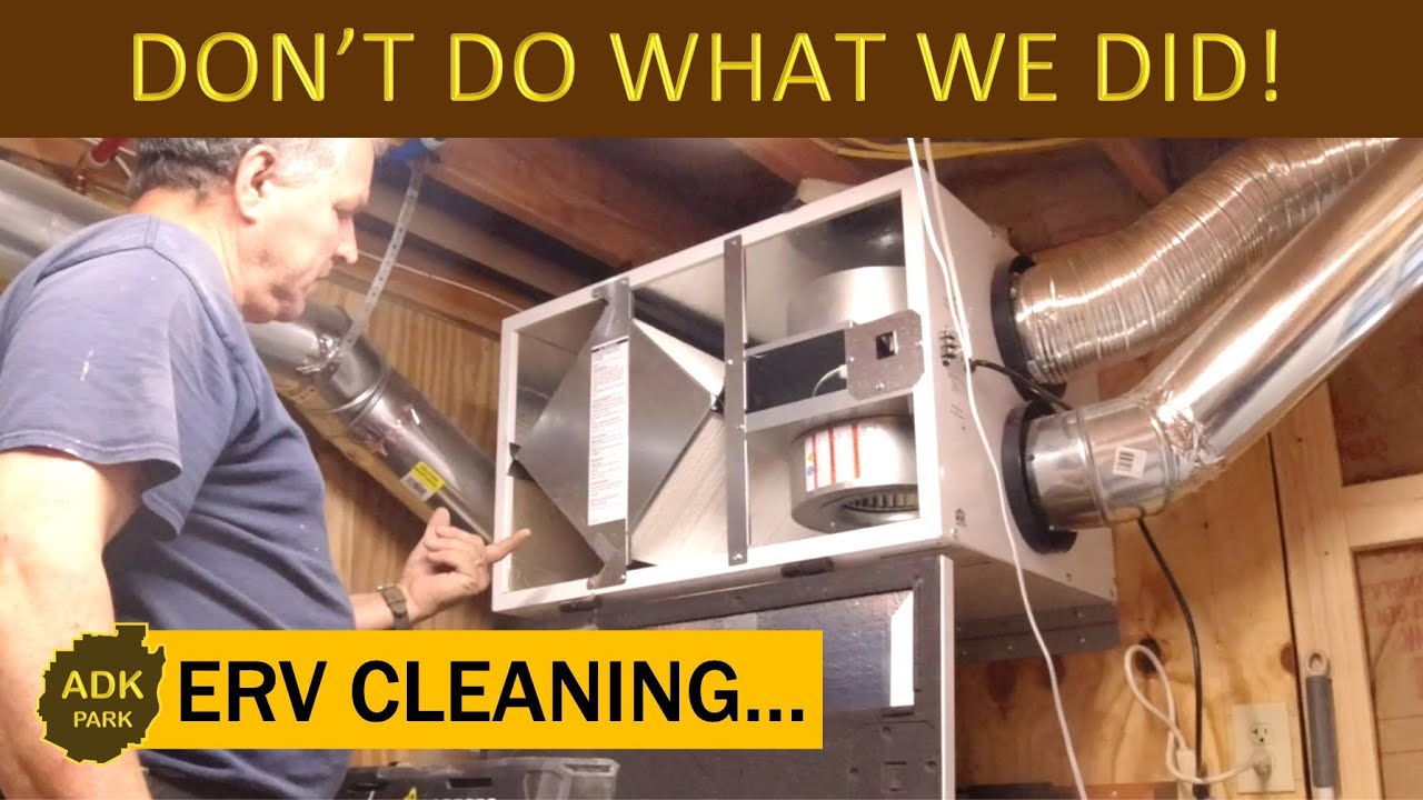 ERV Cleaning & Maintenance | Filters, Cabinet, and Blower Wheels - YouTube