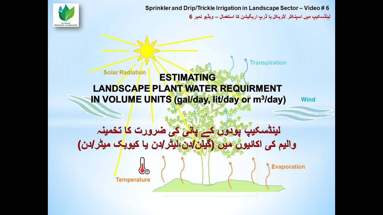 Estimating Plant Water Demand in Volume Units (gal/day, cu.m/day and ...