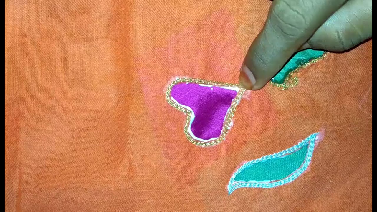 Cut work in aari method-2 for beginners Tutorial-28 in tamil | aari ...