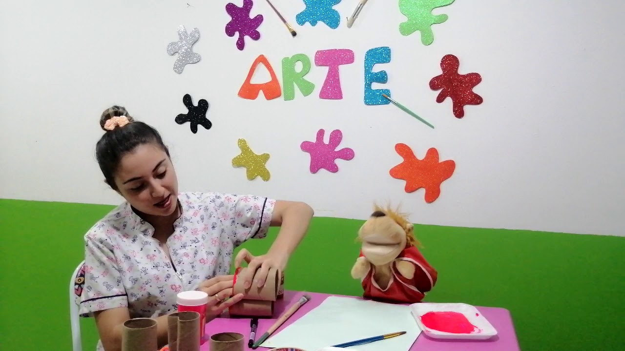 Clase de arte para niños de prescolar - YouTube