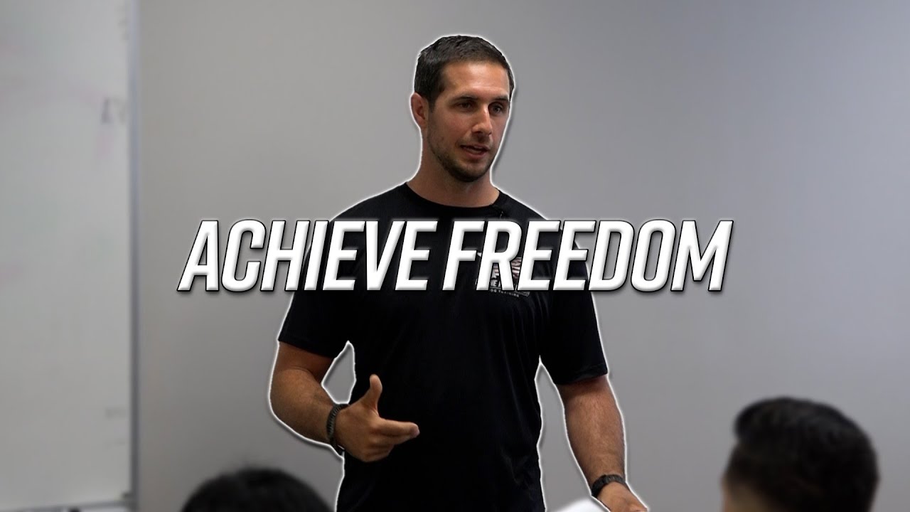 Achieving Freedom in Your Life | Chad's Guest Speech - YouTube