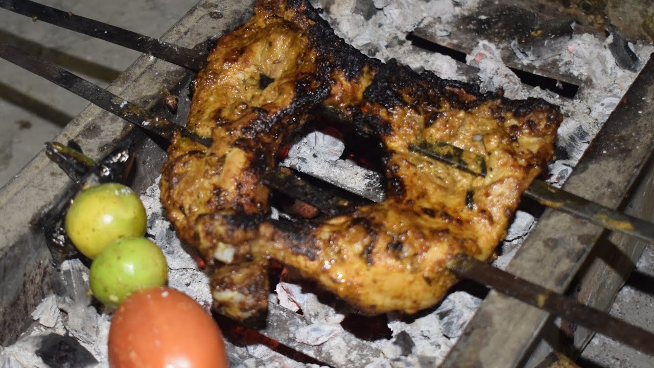 Chicken Roast on Coal |Bbq special - YouTube