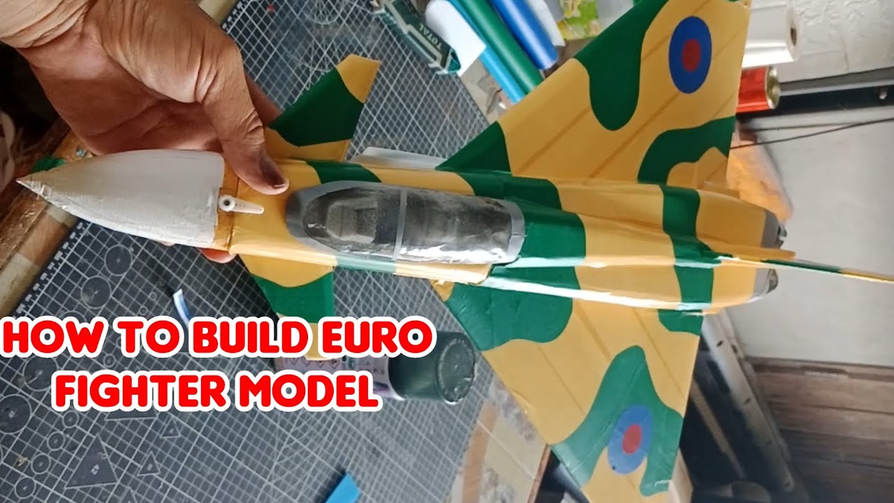 how to build Euro fighter mode wingspan50cm.l - YouTube