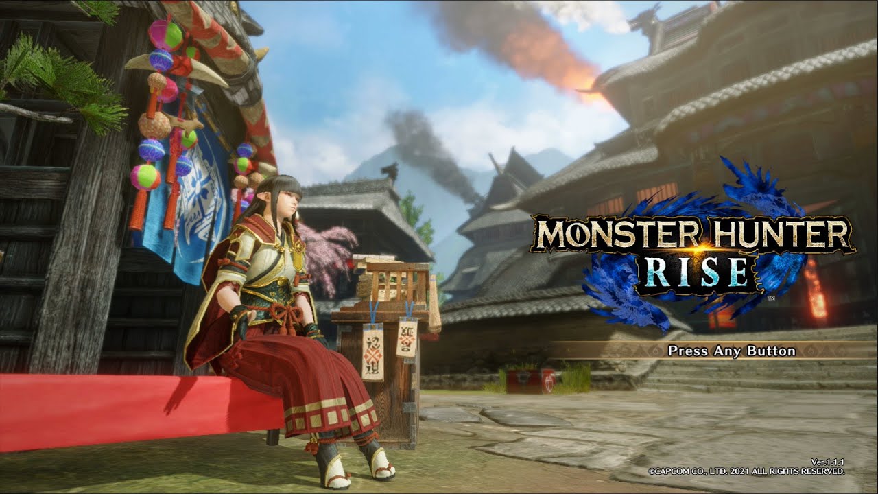 [Monster Hunter Rise] - Title Screen - YouTube