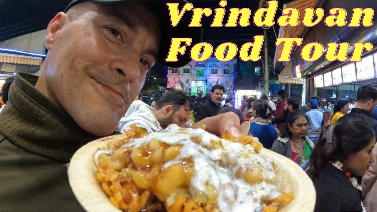 Vrindavan Food Tour in INDIA - YouTube