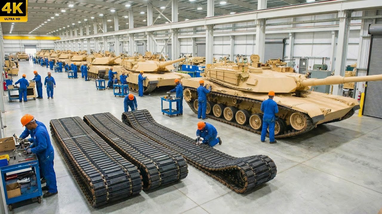 Inside the Modern Tank Track Factory – The Incredible Way They Are Made ...