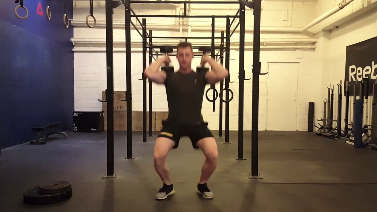 Dumbbell Front Squat - YouTube