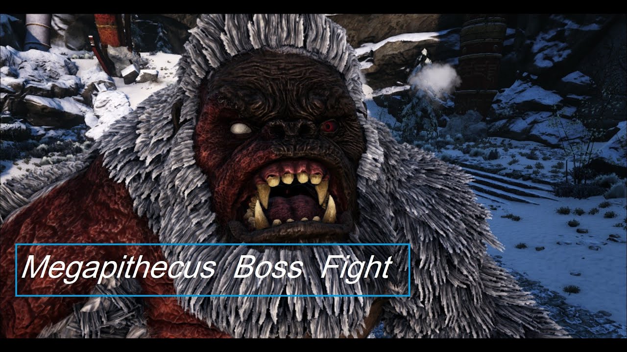 ARK Survival Evolved: Megapithecus Boss Fight - YouTube