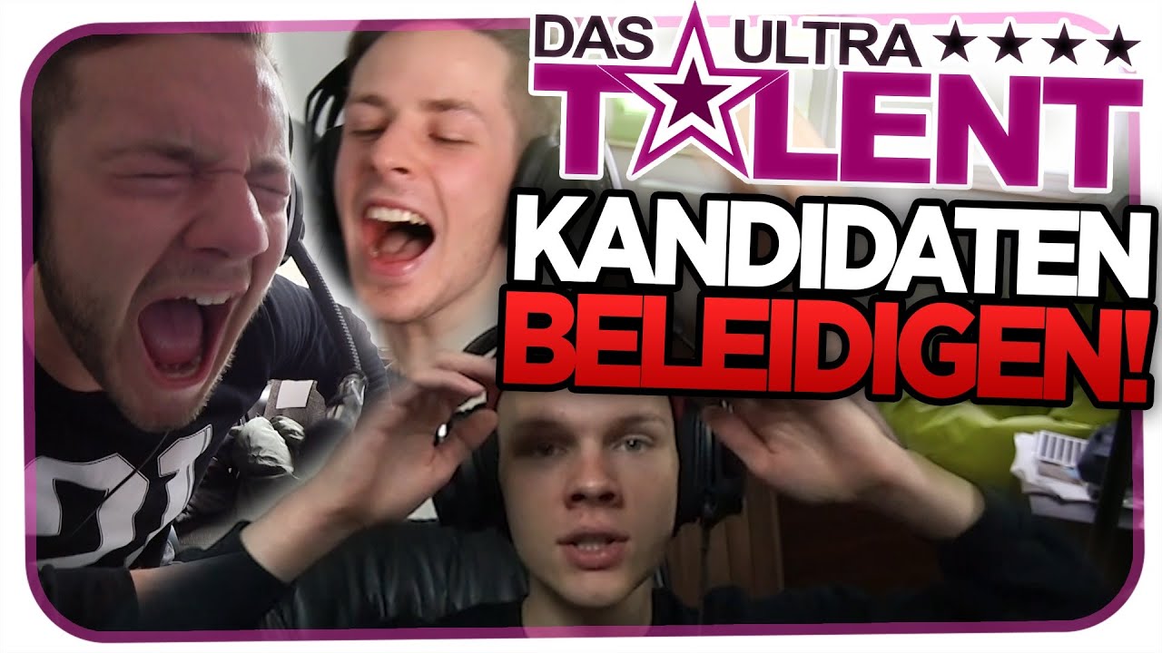 INSCOPE & UNSYMPHATISCH BELEIDIGEN KANDIDATEN | DAS ULTRATALENT - YouTube