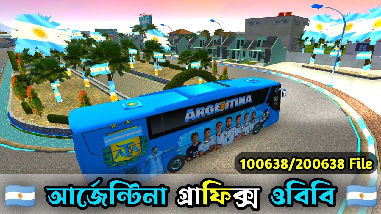 Release Argentina Graphics OBB On Bussid | Bus Simulator Indonesia ...
