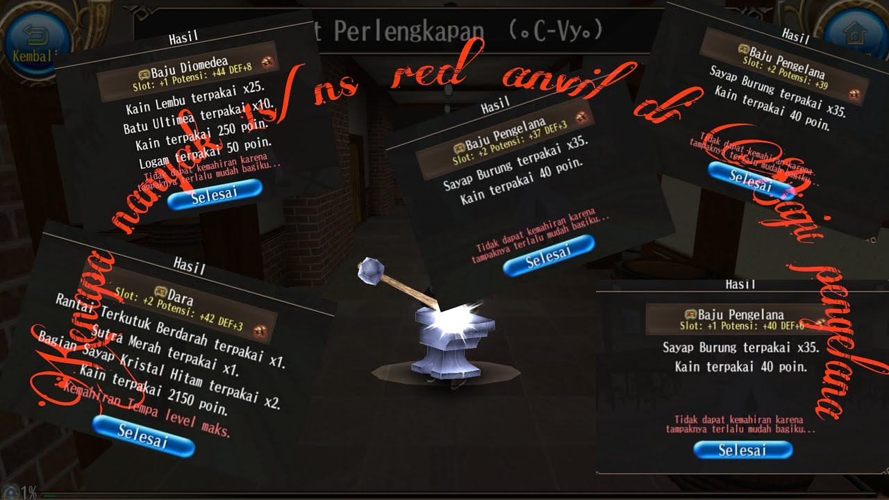 Tips dan Penjelasan KENAPA RED ANVIL SERING 1S/NS DI BAJU PENGELANA(ADV ...