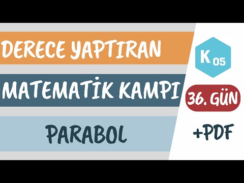 36. Gün | Parabol | Parabol Ve Doğrunun Birbirine Göre Durumları | K05 | 2024 AYT Matematik Kampı