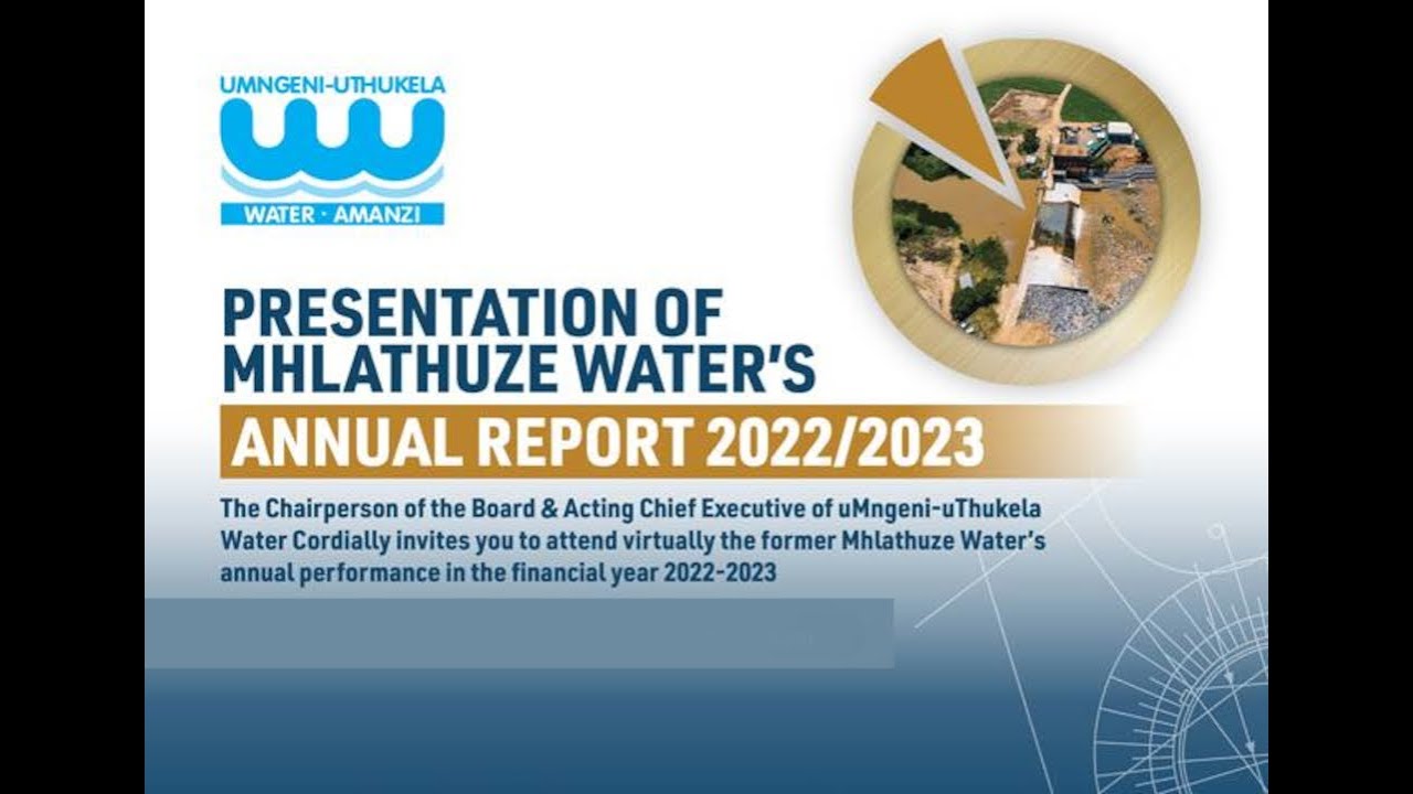 Mhlathuze Water Annual Performance presentation Financial Year 2022/ ...