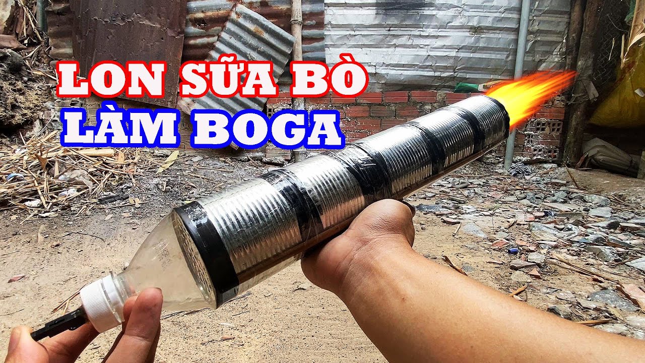 Làm BOGA Bằng Lon Sữa Bò Đuổi Chim Cò Sóc - DIY Tái Sử Dụng Những Lon ...