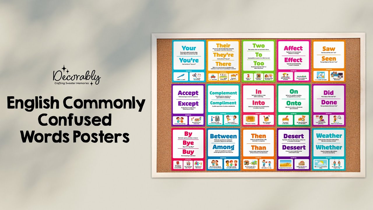 Master English and Unravel the Mystery of Commonly Confused Words with ...