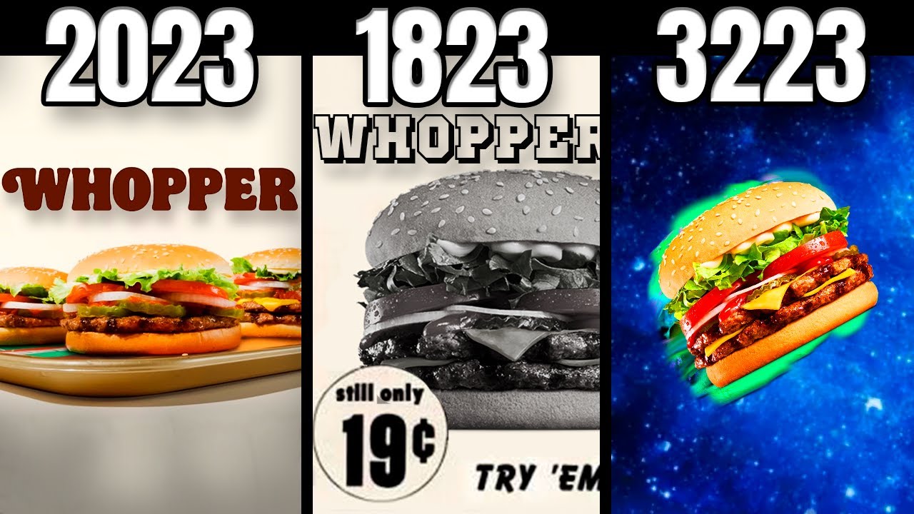 Whopper Whopper in different years - YouTube