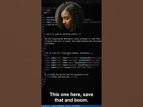 How to Build a Website With HTML #37 || Learn to Code || Coding Mentor #shorts #learntocode ...