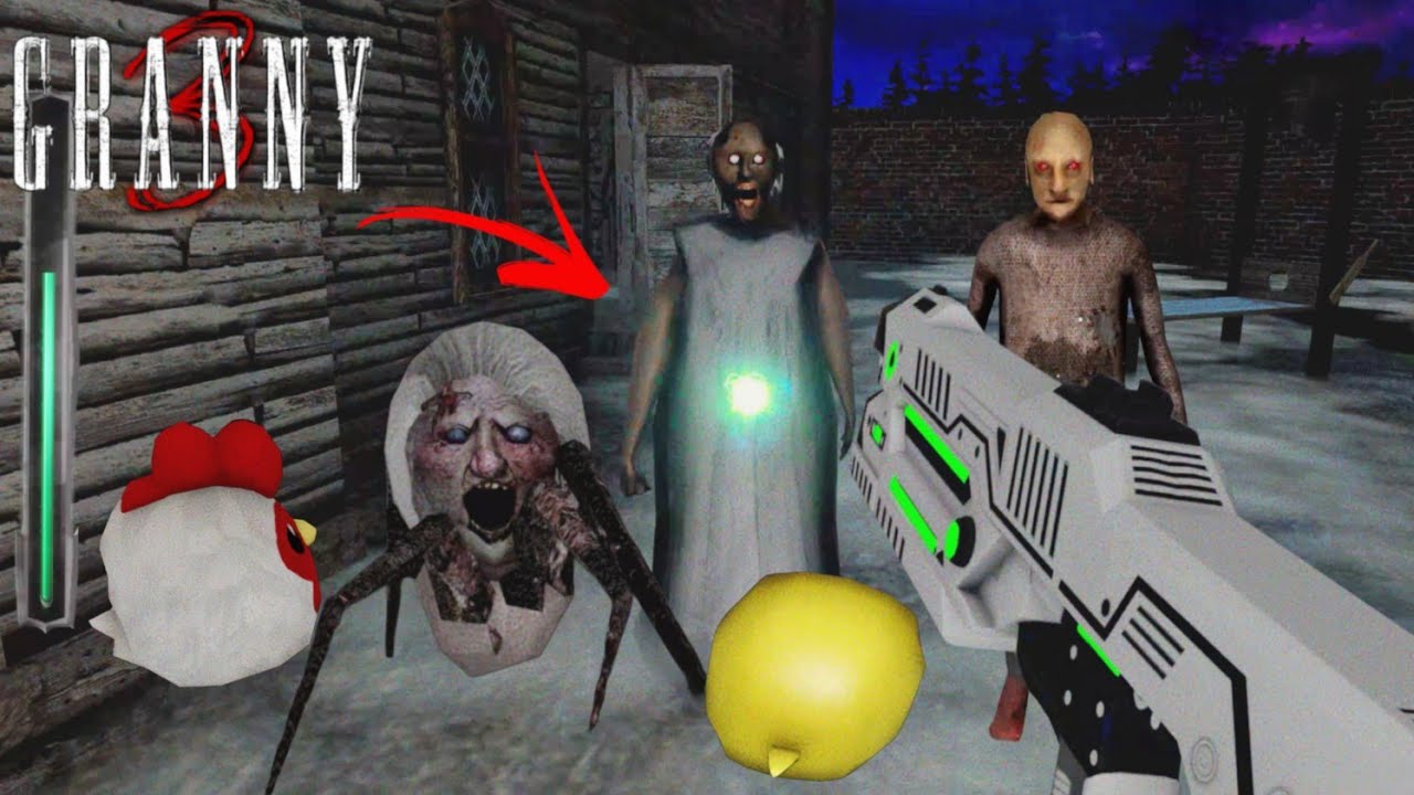 New Mutant Gun to Turn Granny into Animals with Mom spider and Grandpa ...