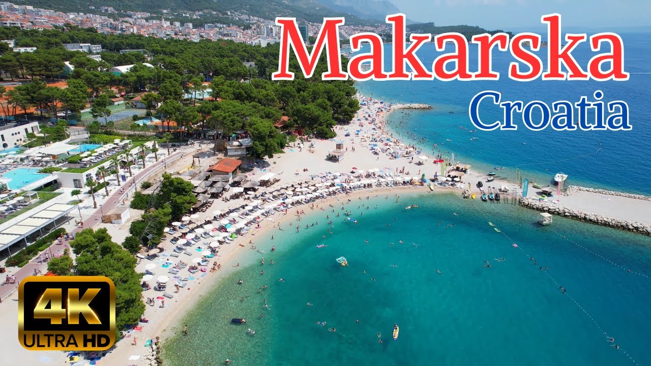Makarska Riviera - Croatia | Buba Beach [4K] - YouTube