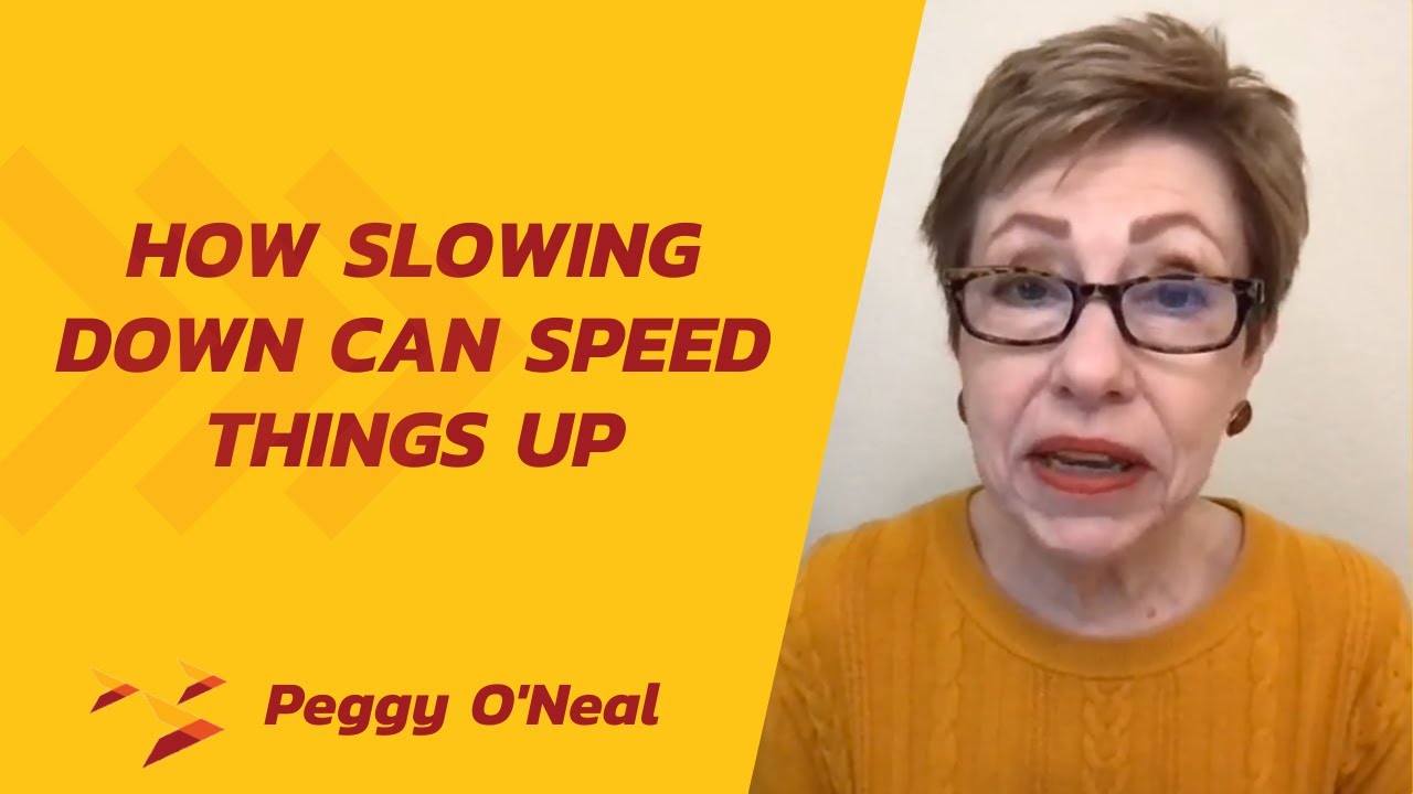 How Slowing Down Can Speed Things Up - YouTube