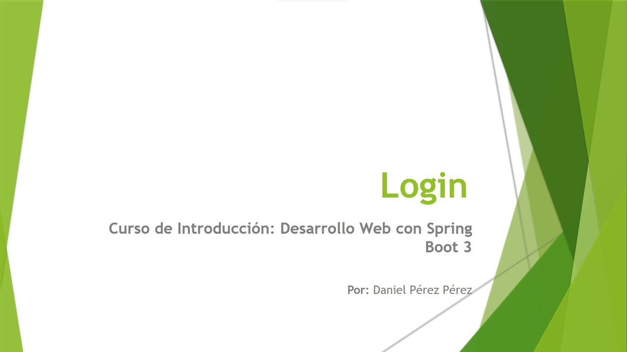 30.- Login - Spring Security - YouTube