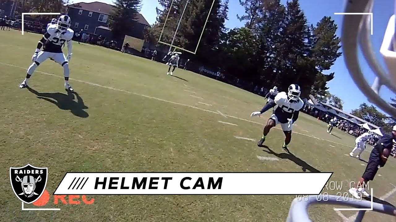Go under the helmet with Hunter Renfrow at training camp | Raiders ...