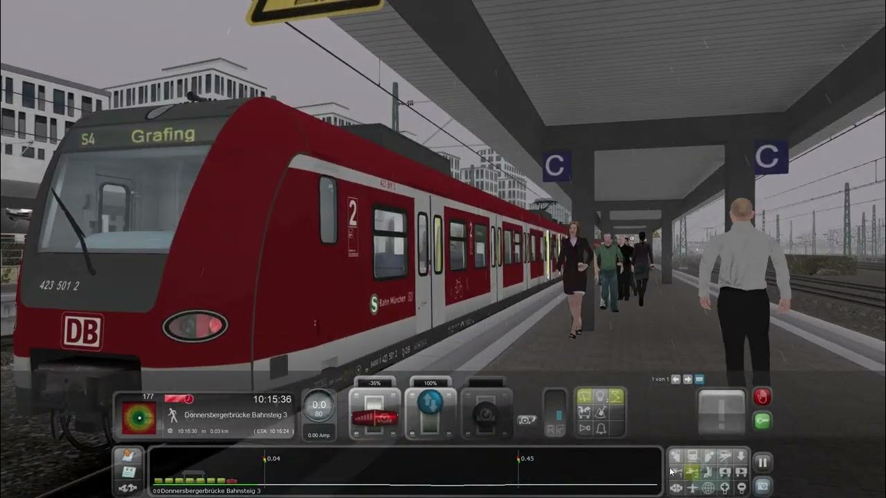 Train Simulator: S-Bahn (Br 423) von München-Pasing nach München Ostbahnhof - YouTube
