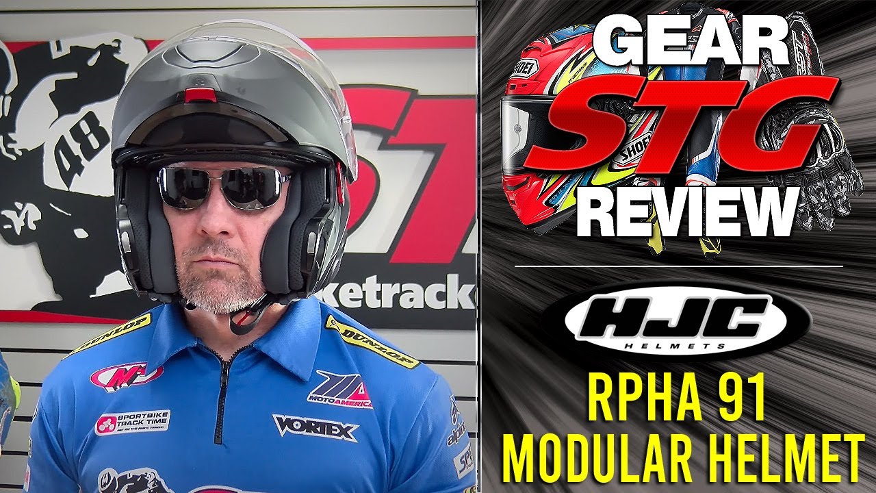 HJC RPHA 91 Modular Motorcycle Helmet Review from SportbikeTrackGear ...