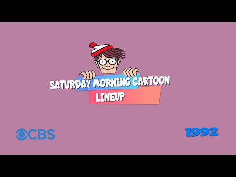 CBS Saturday Morning Cartoon Line Up with Commercials | 1992 - YouTube