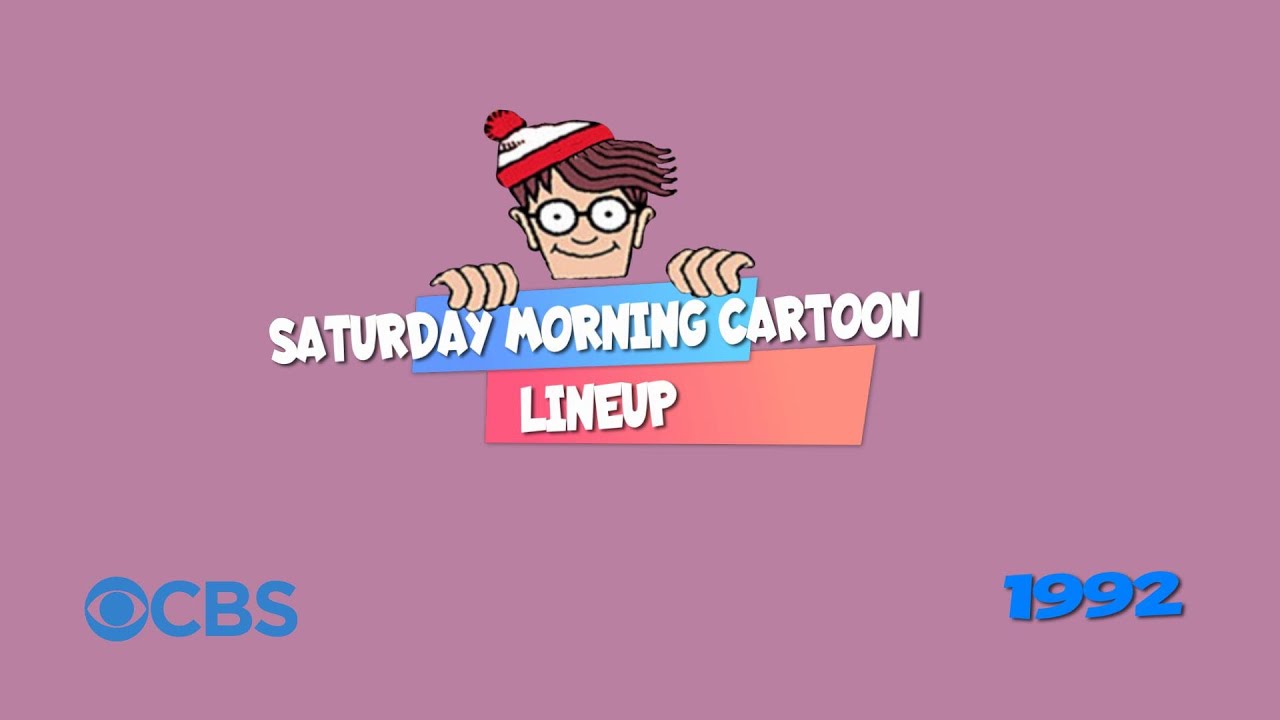 CBS Saturday Morning Cartoon Line Up with Commercials | 1992 - YouTube