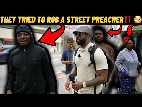 Street Preacher Escapes Robbery Attempt while sharing the Gospel‼️ ...