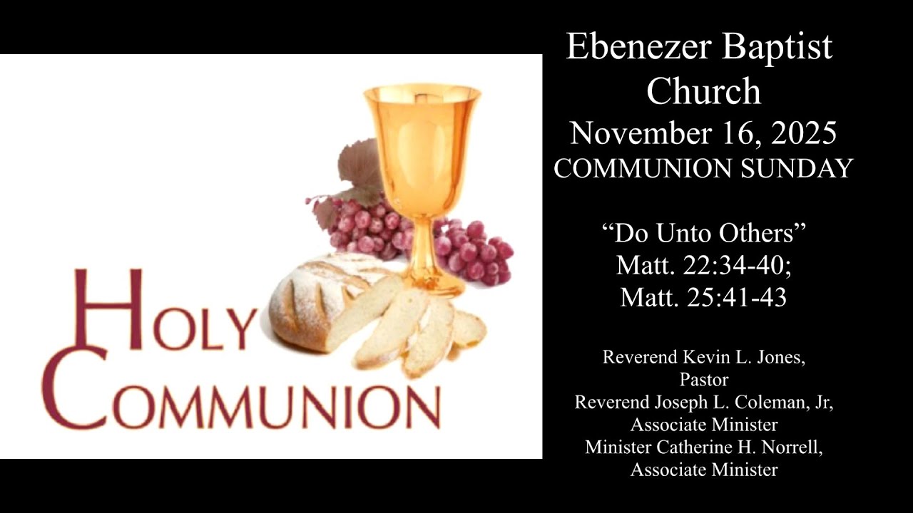 Do Unto Others - Matt. 22:34-40; Matt. 25:41-43 - Rev. Kevin L. Jones ...