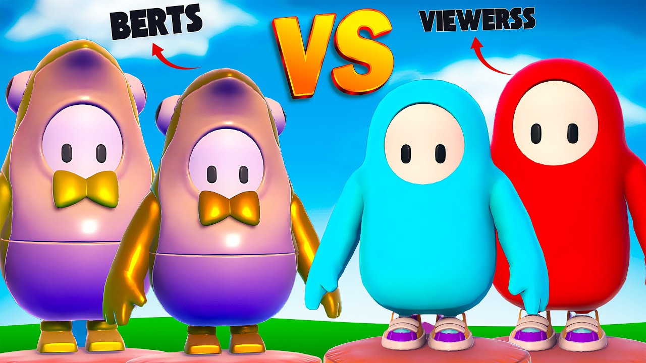 Fall Guys BERT VS VIEWERS BATTLE Ft.David Benkert | 100K LEADERBOARD ...