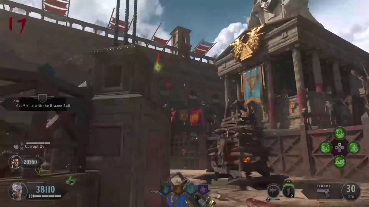 Bo4 zombies sentry gun is a tank - YouTube