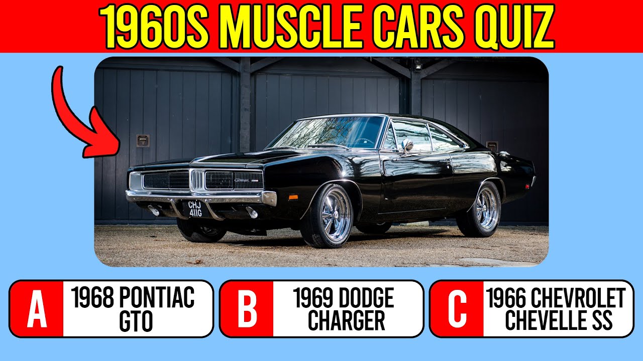 Test Your Knowledge 1960s Muscle Cars Quiz - YouTube