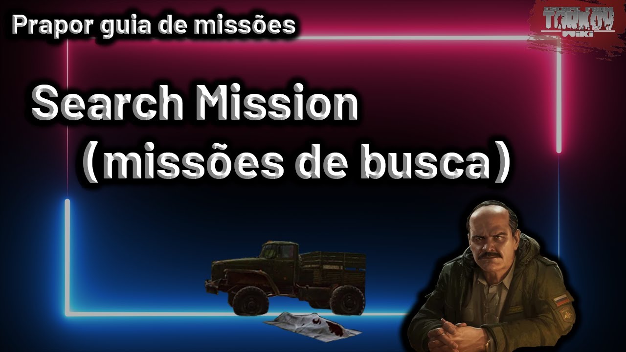 Search Mission (missões de busca) - Prapor guia de missões - Escape ...