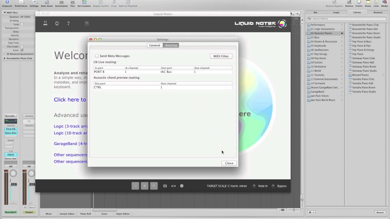 LIQUID NOTES Tutorial: How to improvise live with Apple Logic - YouTube