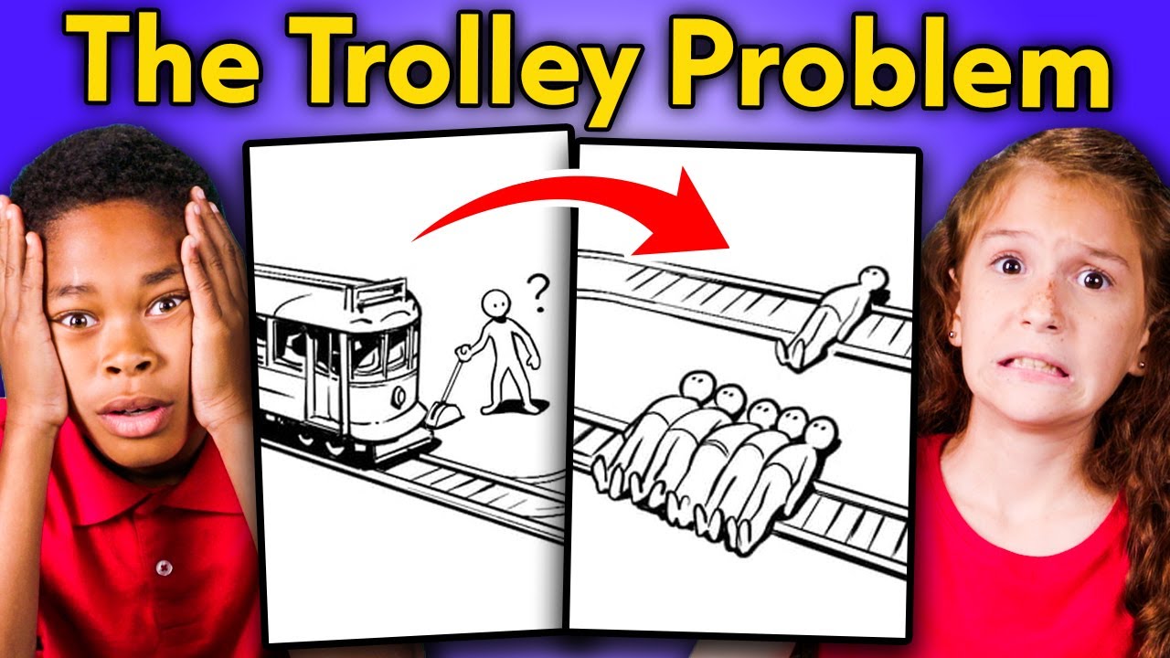 Kids React to The Trolley Problem! | Kids REACT - YouTube