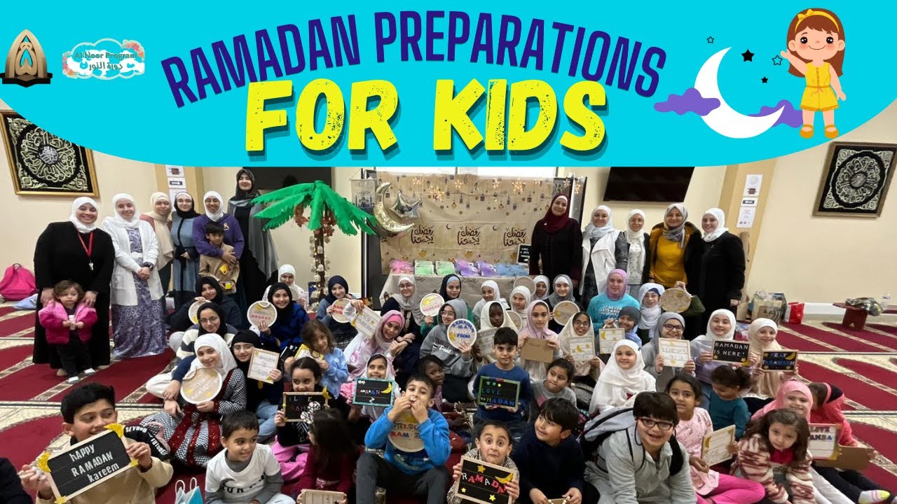 Ramadan Preparations For Kids | Masjid Al Salam | Al Noor Program - YouTube