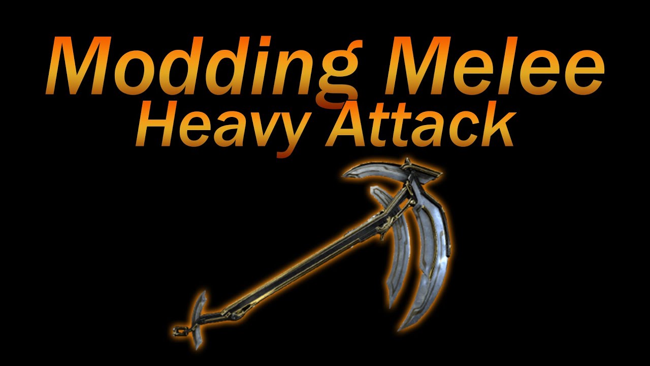 Warframe - Mod Melee Heavy Attack - YouTube