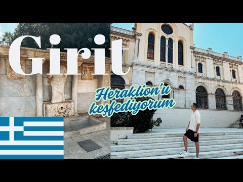 Girit’in Kalbinde 🇬🇷 | Heraklion’u Keşfediyorum | Yunanistan’ın En Büyük Adasına Geldim 🏝️