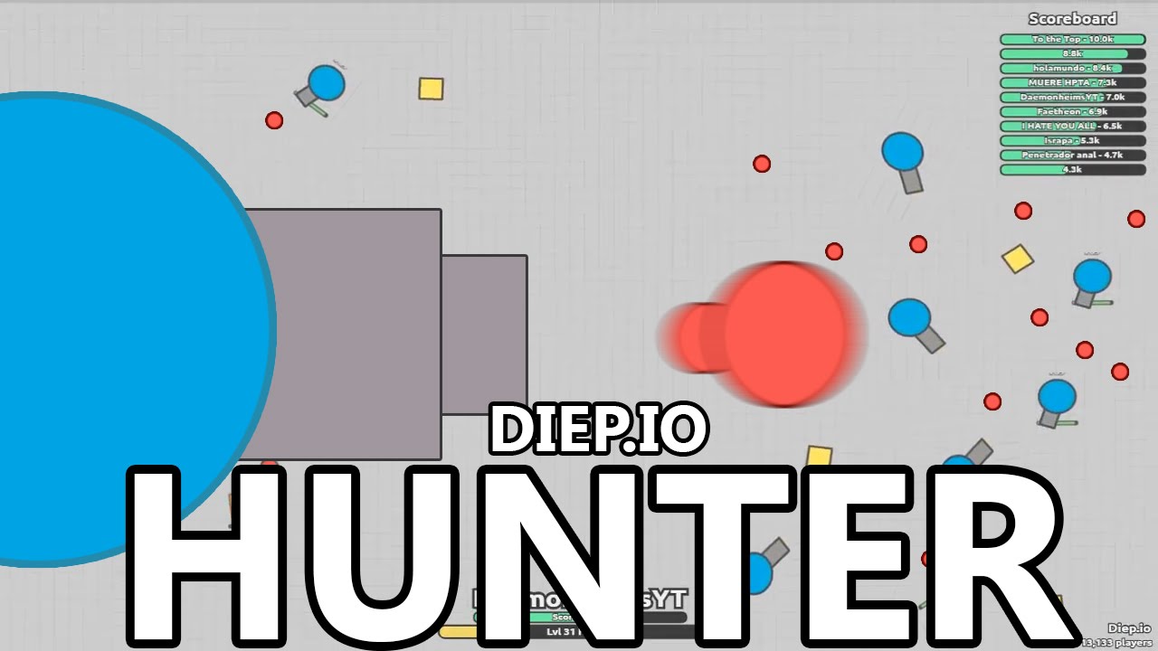 Diep.io - NEW HUNTER CLASS(BEFORE NERF) - MAY 24 UPDATE - DOUBLE SNIPER ...
